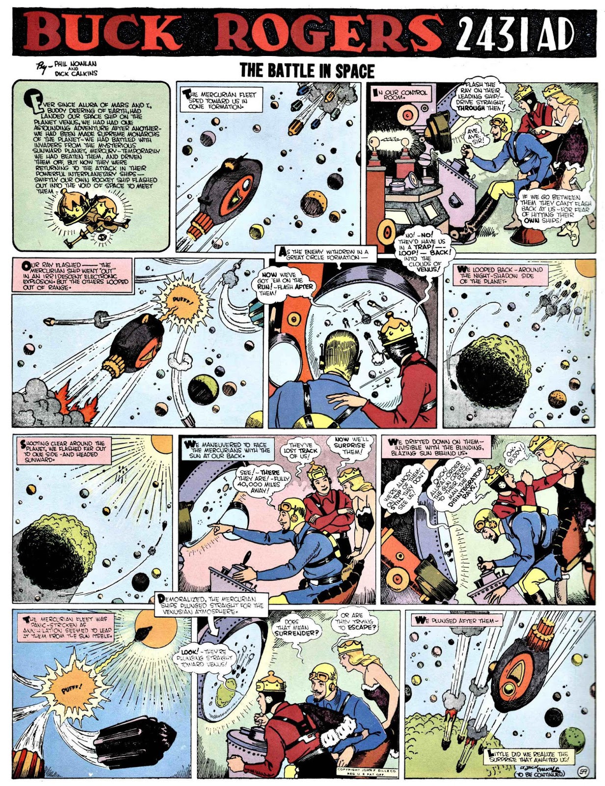 Hairy Green Eyeball 3: BUCK ROGERS — Sunday comic strips 1931 Hairy Green Eyeball 3: BUCK ROGERS — Sunday comic strips 1931