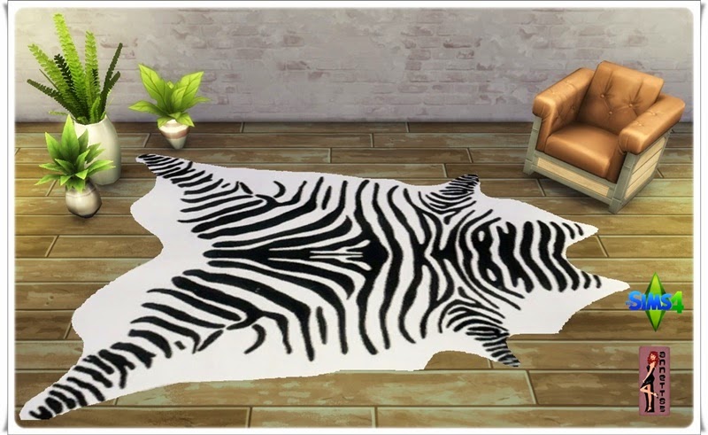 Sims 4 CC's - The Best: Fur Rugs by Annett85