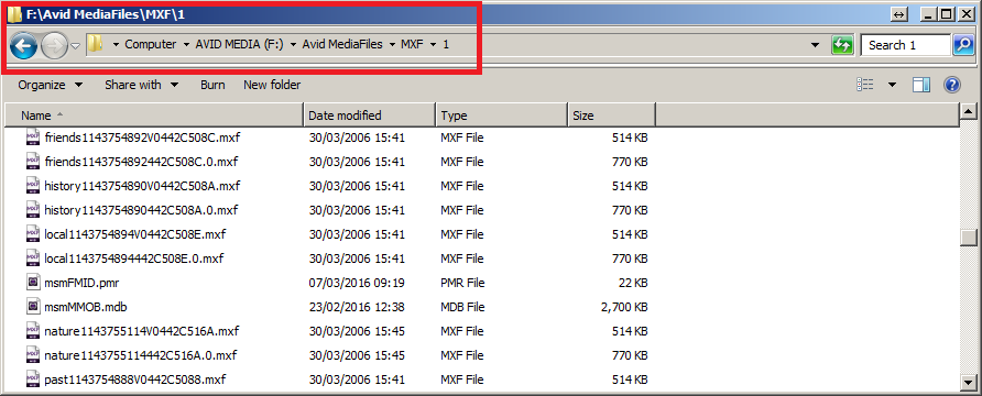 Managing multiple projects media on local disks with Avid MC