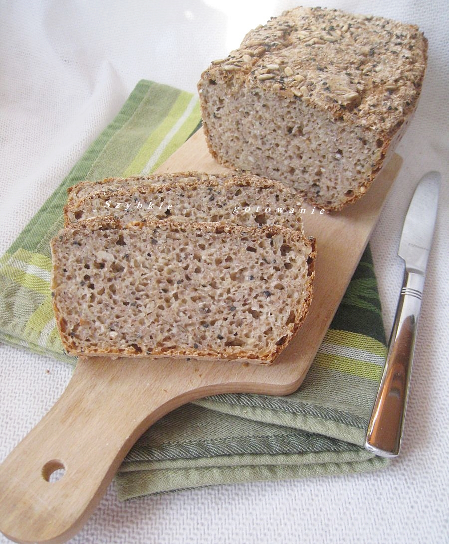 Szybkie gotowanie : Chleb graham z otrębami gryczanymi i płatkami ...