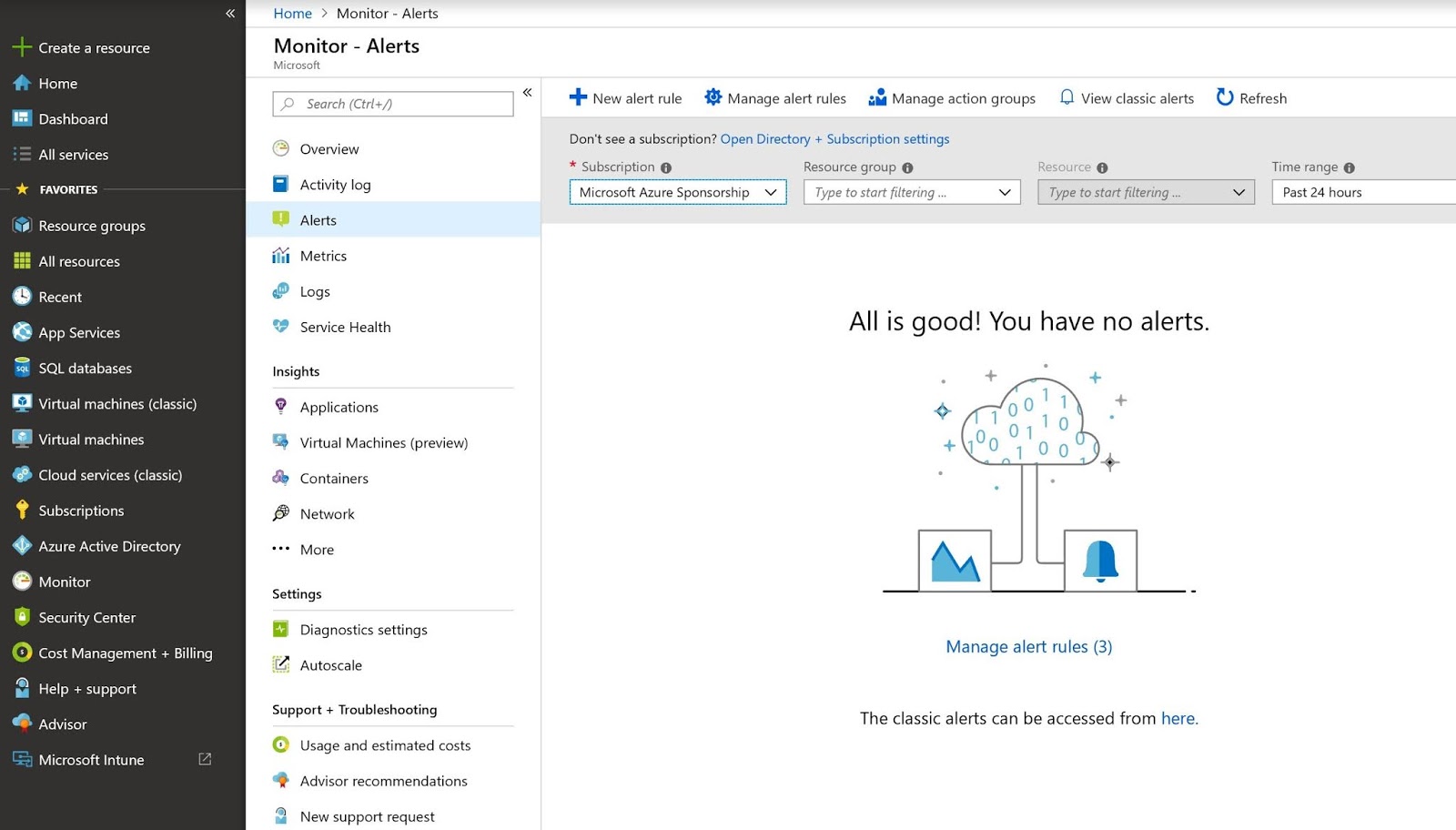 WT Blog (ITGeist): การเซ็ทอัพและตัวอย่างการใช้งาน Microsoft Azure Alerts