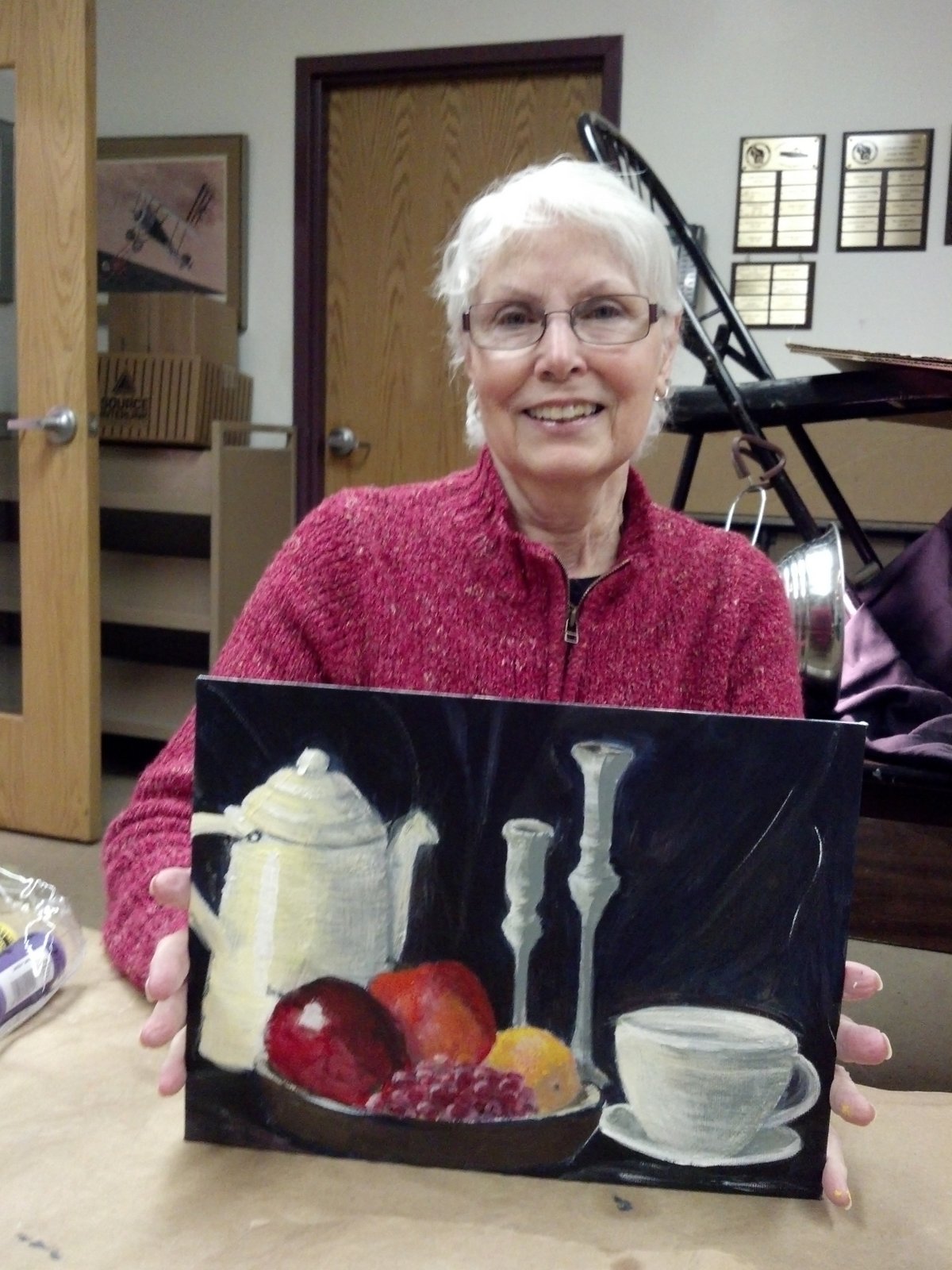 Art Thoughts with Judith Reidy: Still Life in Acrylic Painting Class