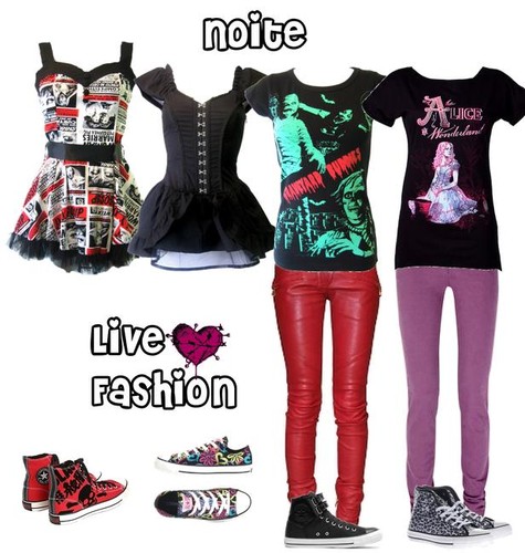 Mundo black and pink: Looks emo(princess)