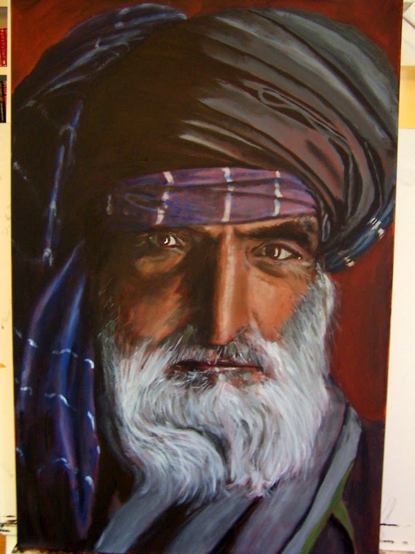Gatepost Pictures: Portrait #7 'Afghan Man'
