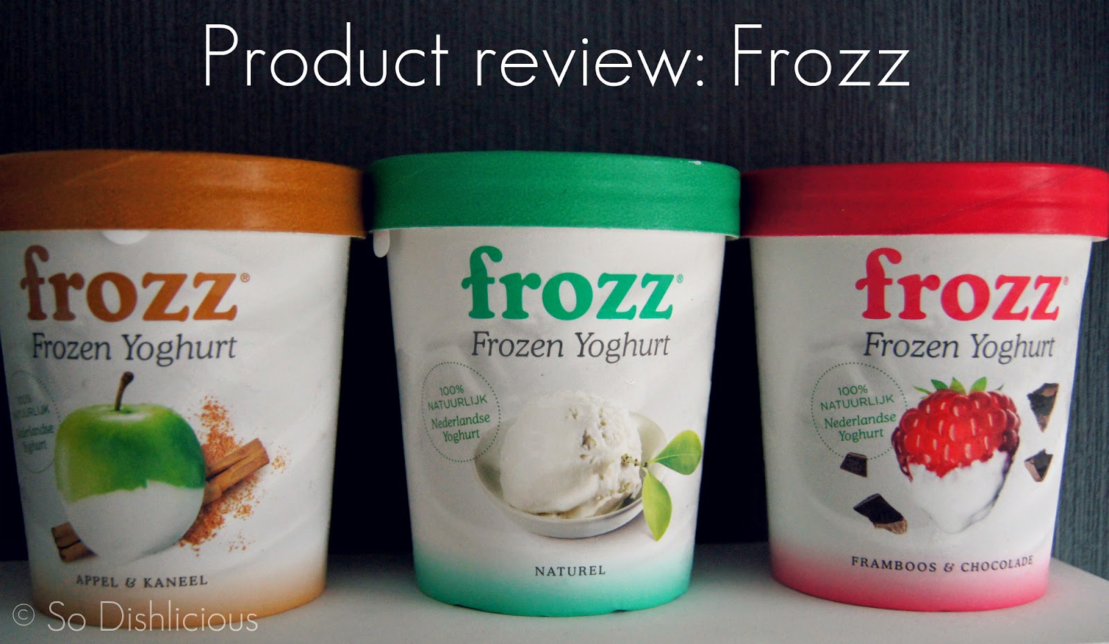 So Dishlicious: Product review: Frozz frozen yoghurt