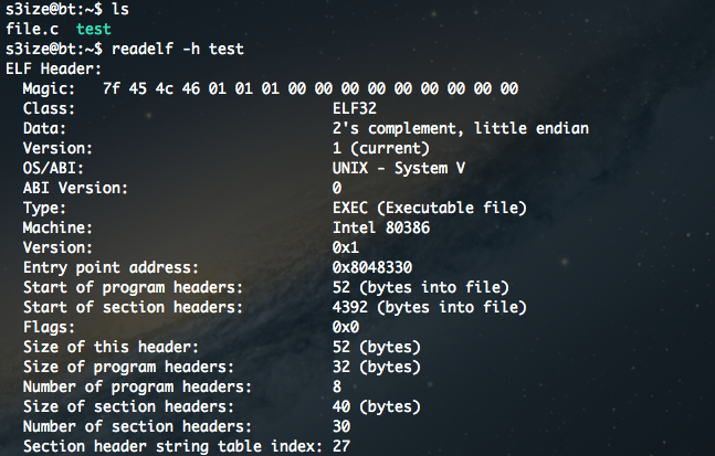 Linux ELF File 구조 : 네이버 블로그