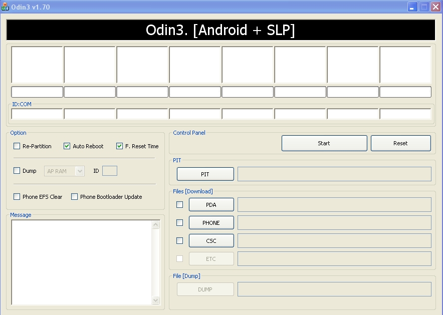 Odin Flasher v1.70 | Trick Tips Mobile Phone