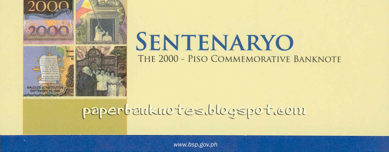 southeast asia: Philippines - 2000 Pesos 2001 Unissued