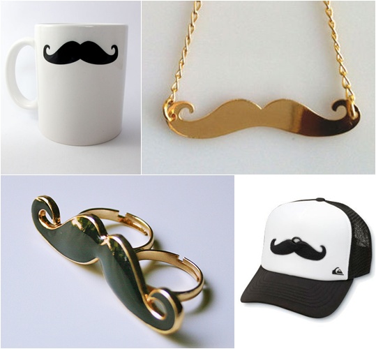 Diário de uma Adolescente ♪ ♫: Mustache: moda descolada do bigode ...