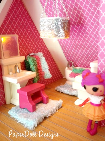 PaperDoll Designs: The Paper Dollhouse - Bathroom Makeover Reveal!