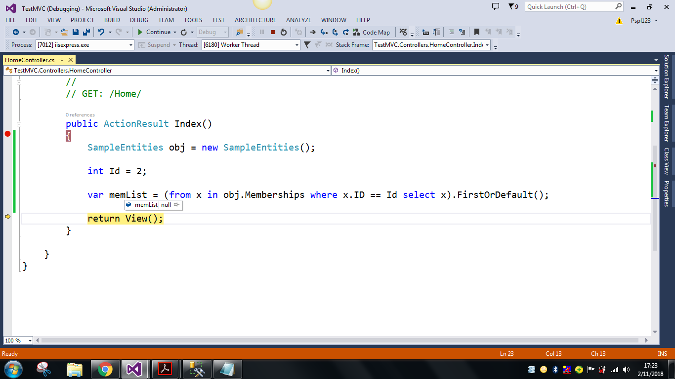 Difference between First() and FirstOrDefault() in C#.