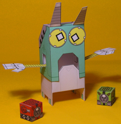 Paper Poseables: Chompy Bots
