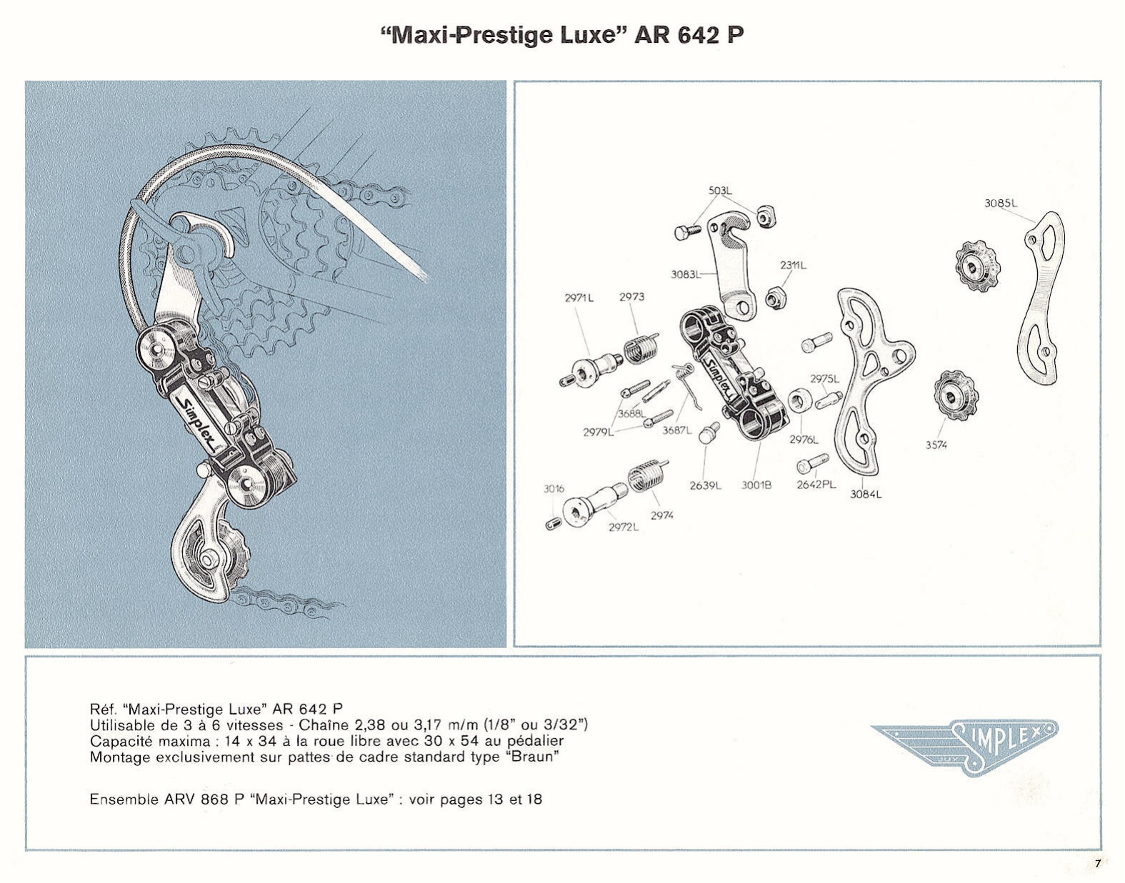 CATALOGUES SIMPLEX: SIMPLEX 1974