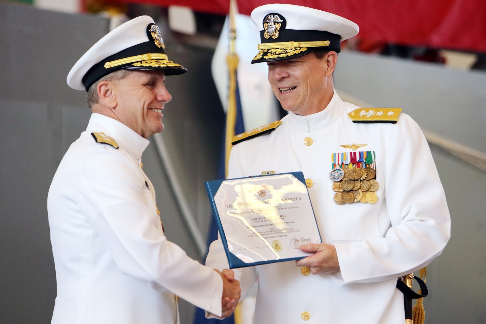 Mark Kodiak Ukena: Naval Service Training Change of Command Ceremony