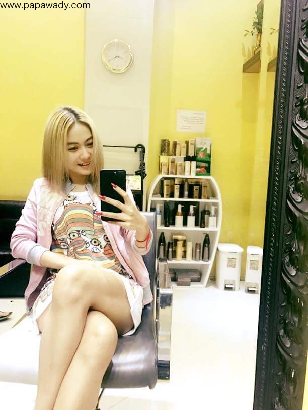 Myanmar Model Shwe Sin Selfies , Snapshots and Studio Photoshoot in March