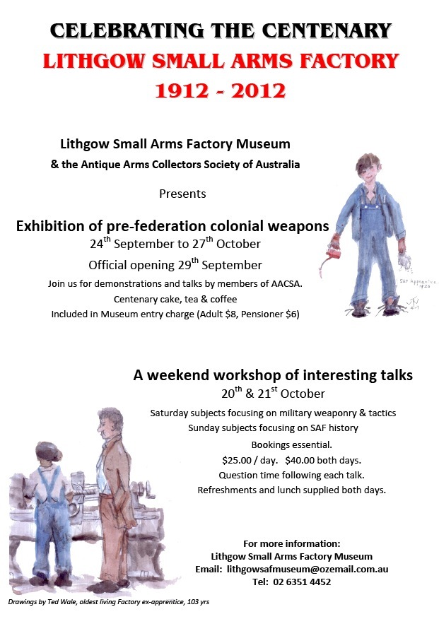 History, Heritage & Museums - Connecting!: Lithgow Small Arms Factory ...