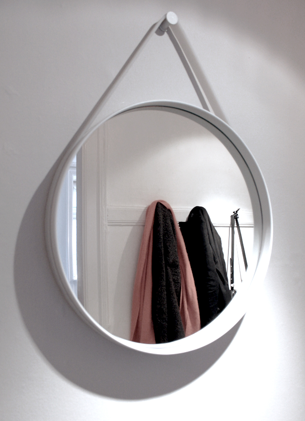createcph: Hay strap mirror – my hallway