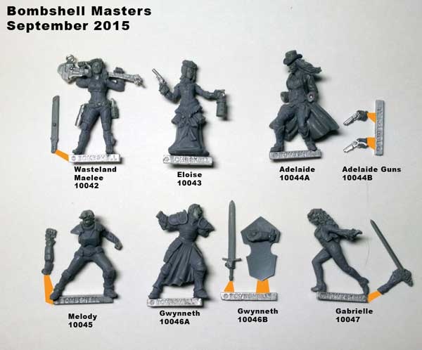 Tabletop Fix: Bombshell Miniatures - New Previews