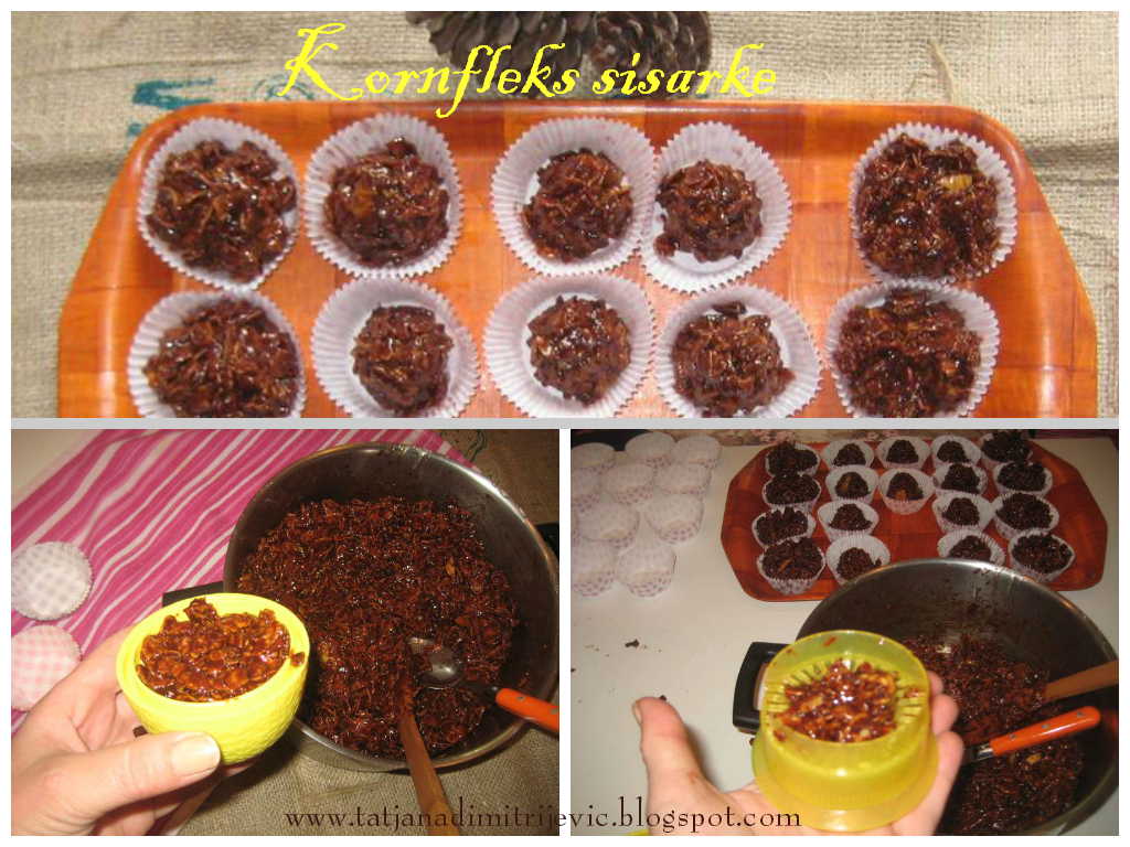 Tatjana Dimitrijevic & Ladies Community: Recept: Kornfleks šišarke