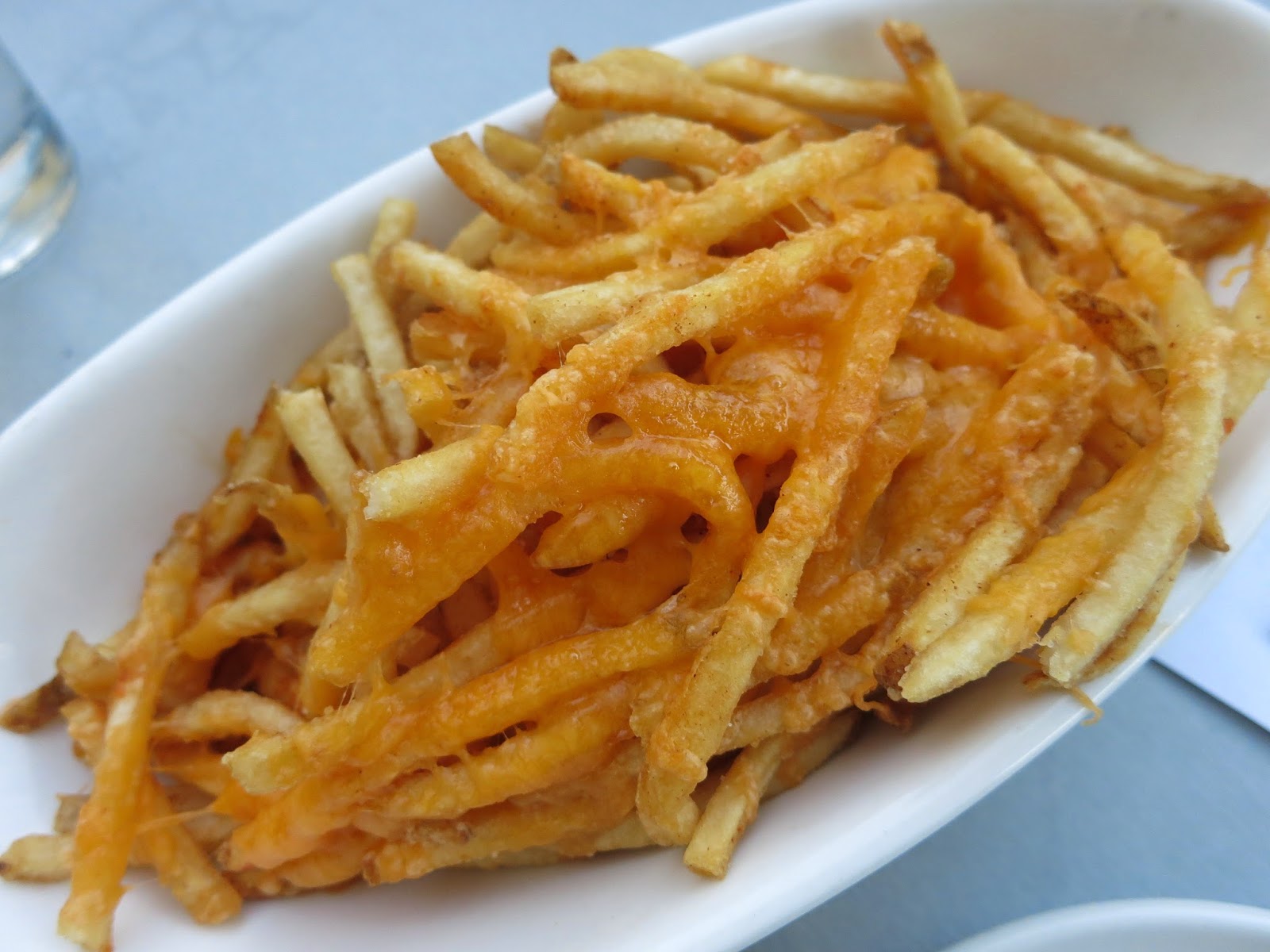 pieces of m: Cheddar Cheese Shoestring French Fries! [FOOD+FAMILY]