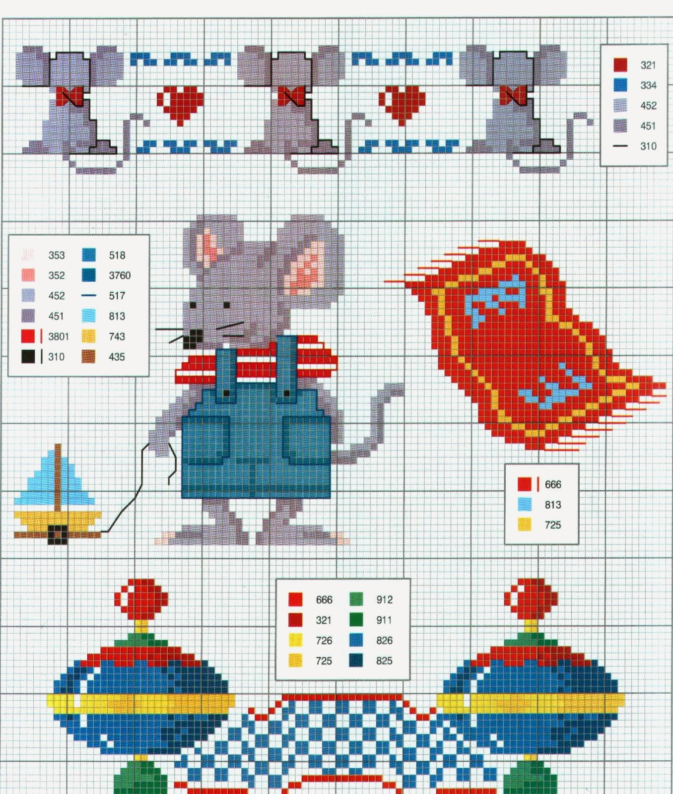 Grande raccolta di Schemi e grafici per Punto croce free: Tanti schemi ...