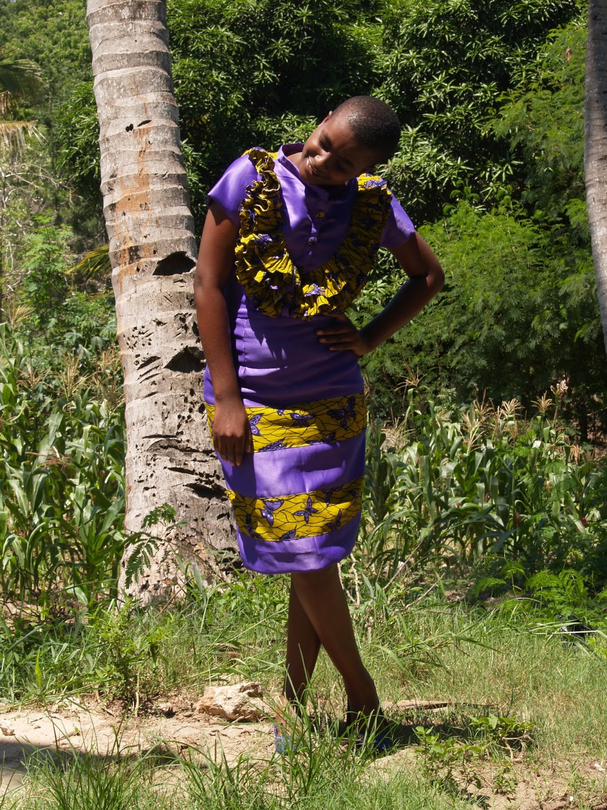 Subira Wahure Official African Couture Blog: PURPLE BUTTERFLY...
