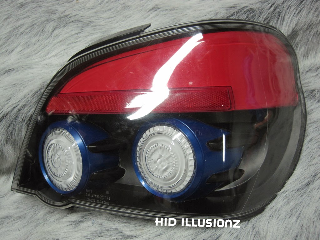 HID ILLUSIONZ: Subaru Impreza WRX STi Custom Sequential LED Tail-Light ...