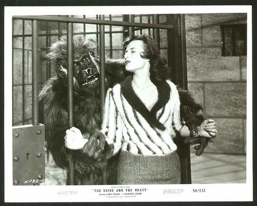 kocham dziwne kino: The Bride And The Beast (1958)