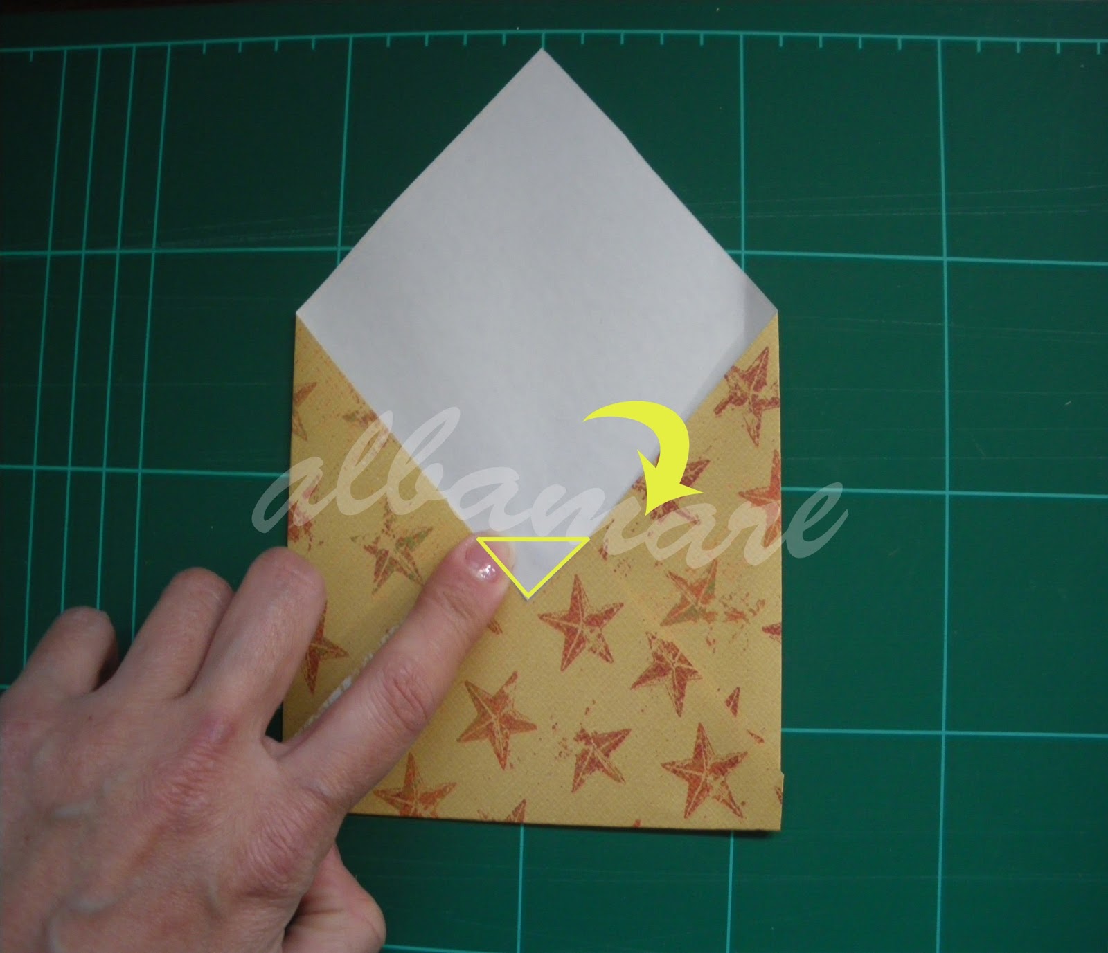 Albamare Manualidades - Handicrafts: Cómo hacer un sobre a medida - How ...