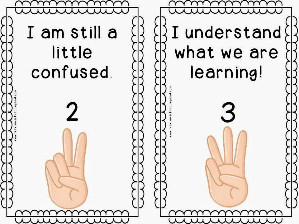 Mrs. Wheeler's First Grade Tidbits: Checking for Understanding