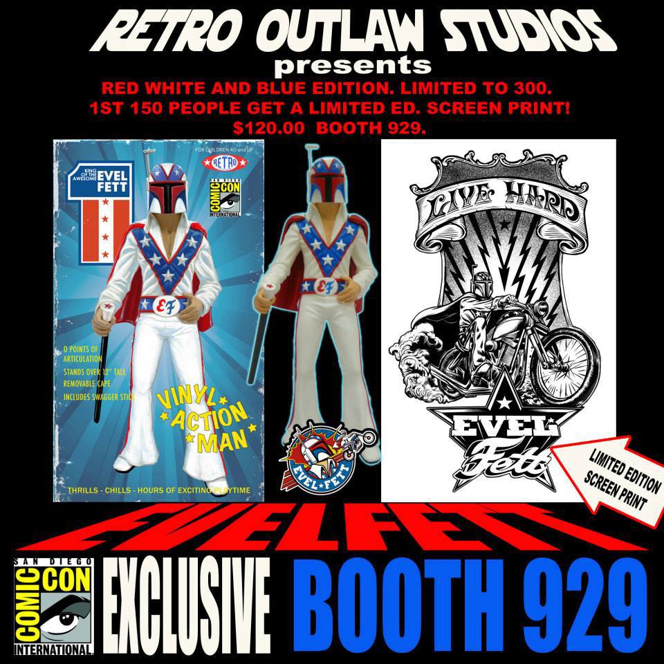The Blot Says...: SDCC 13 Exclusive Red White & Blue Edition Evel Fett ...