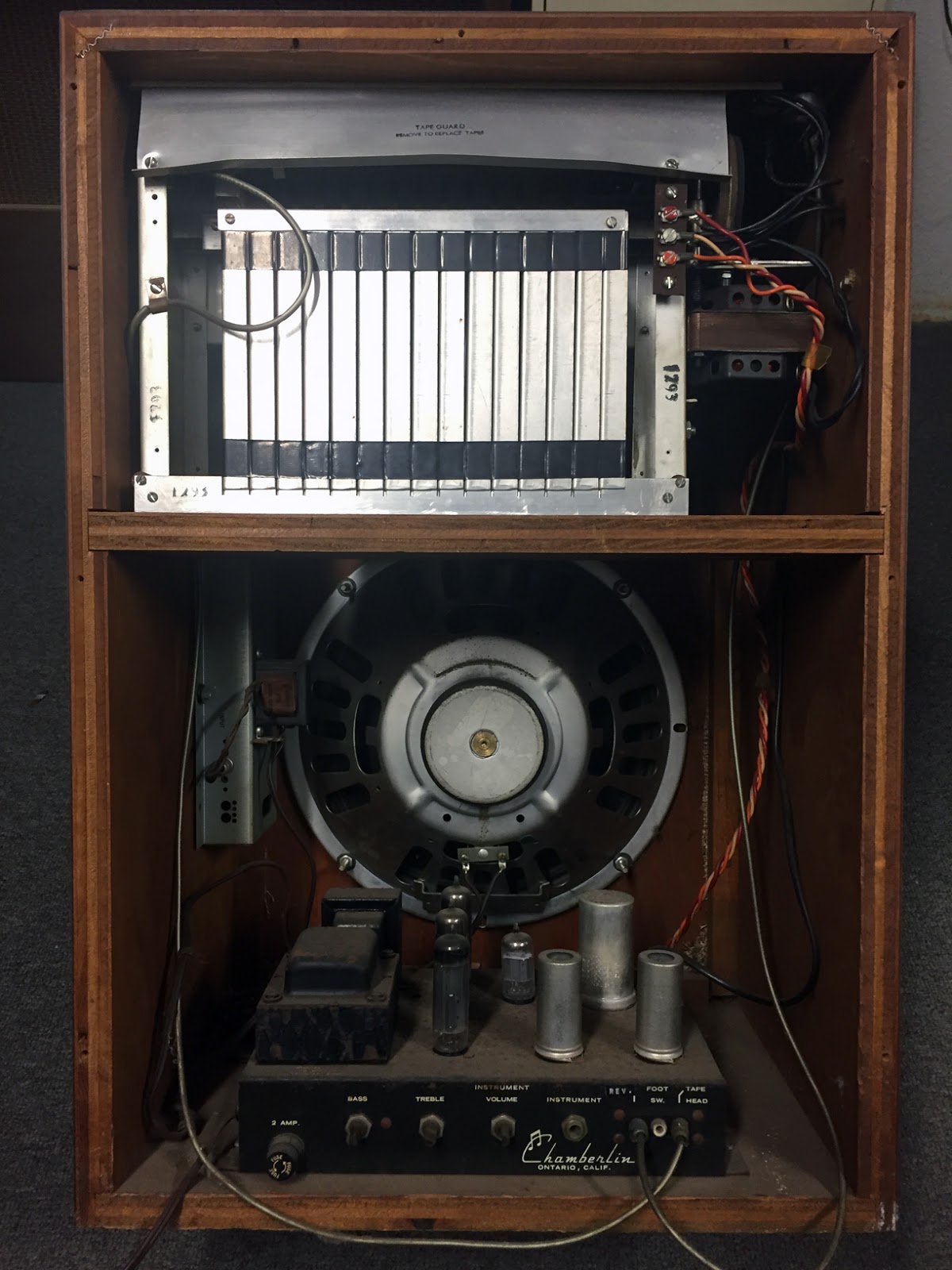 MATRIXSYNTH: Vintage 1960s CHAMBERLIN RHYTHMATE Tape Loop Tube Amp Drum ...