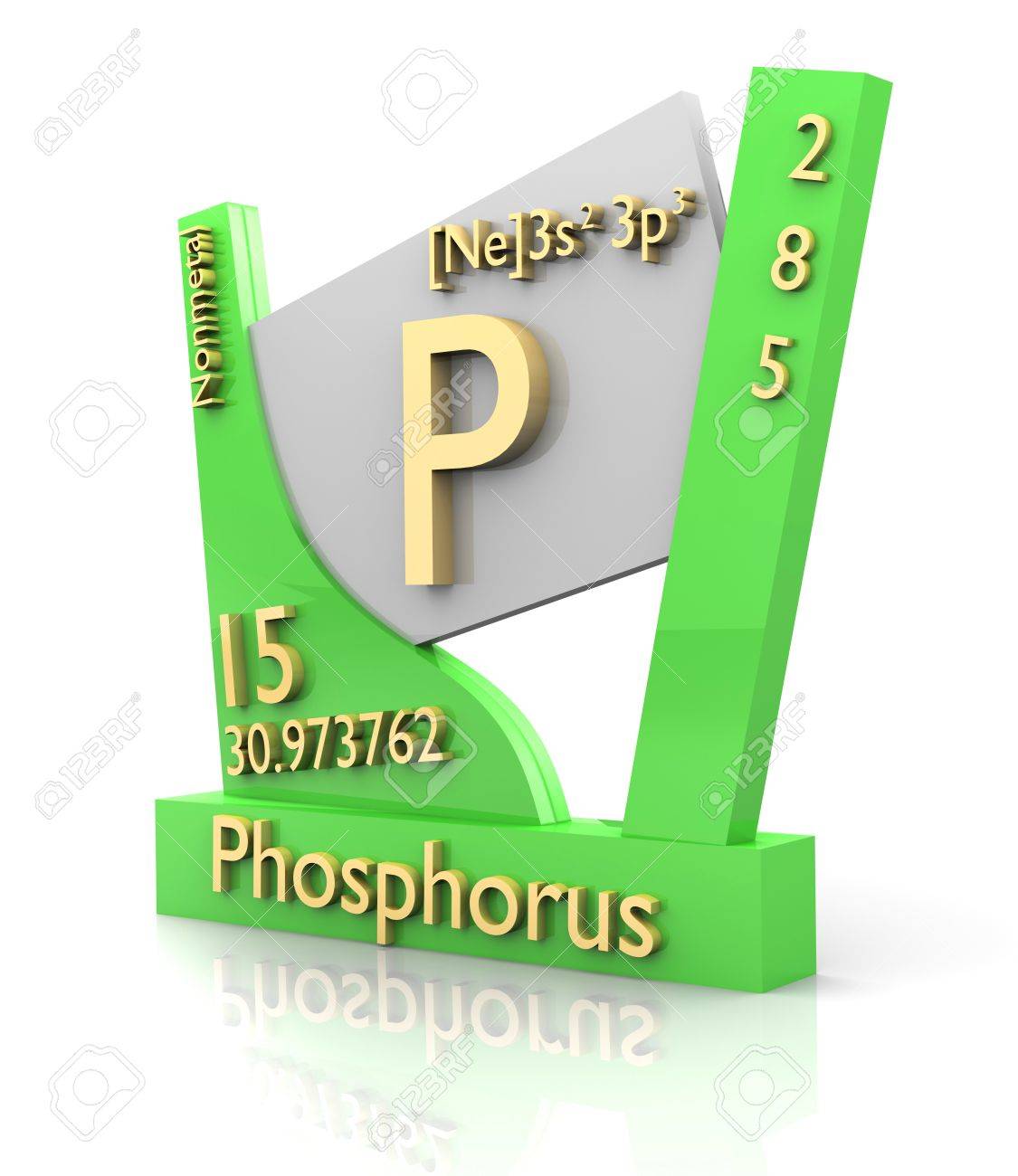Heraldry of Life: 15.PHOSPHORUS - ART with P-chemical element symbols