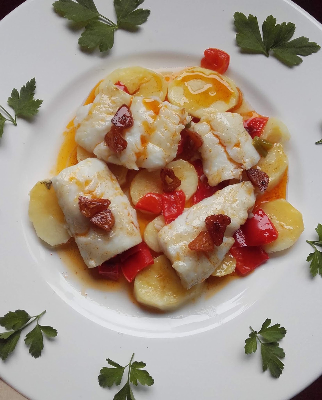 Merluza a la Gallega.