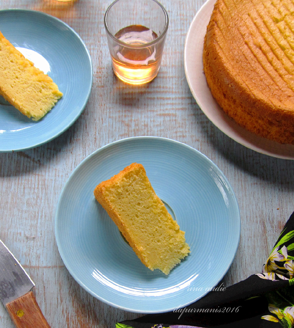 Cheddar Cheese Cotton Cake - DapurManis