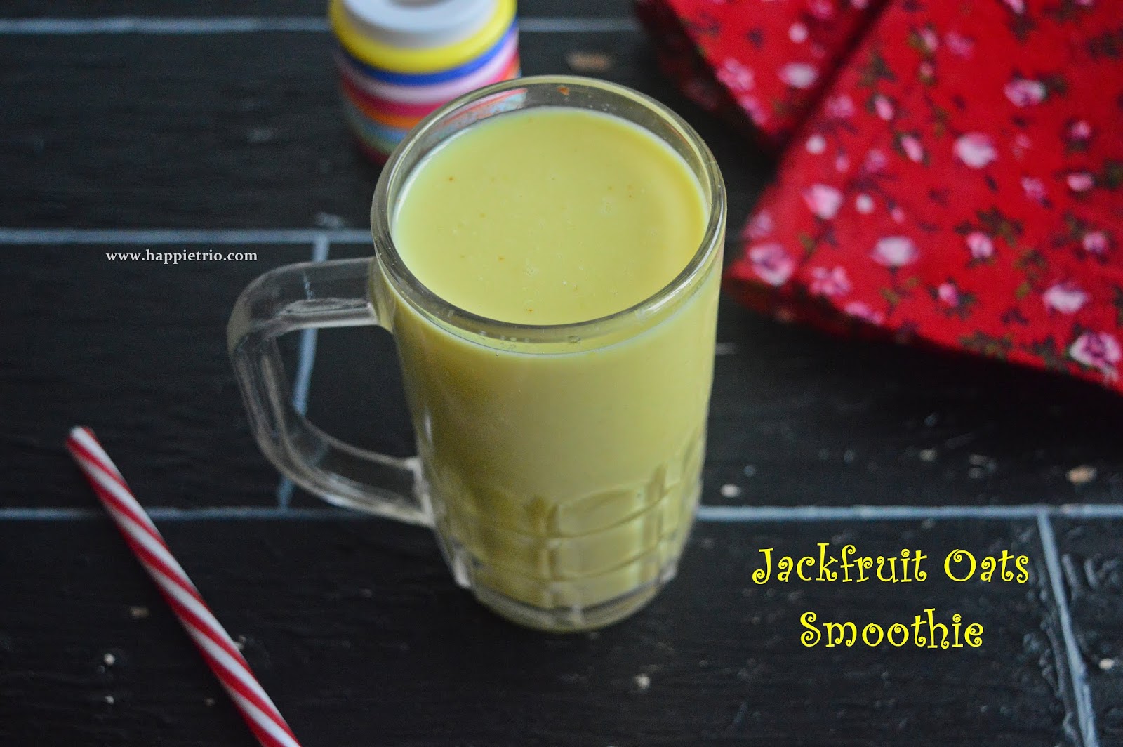 Jack fruit Oats Breakfast Smoothie - Cook with Sharmila