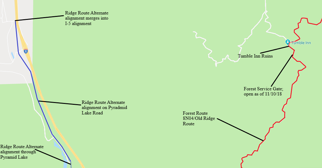 Legend of the Ridge Route; a history of crossing the mountains between ...