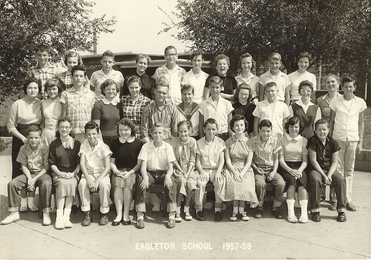 Eagleton Elementary School, Class of 1958: 8th Grade Class, Mrs. Mary ...