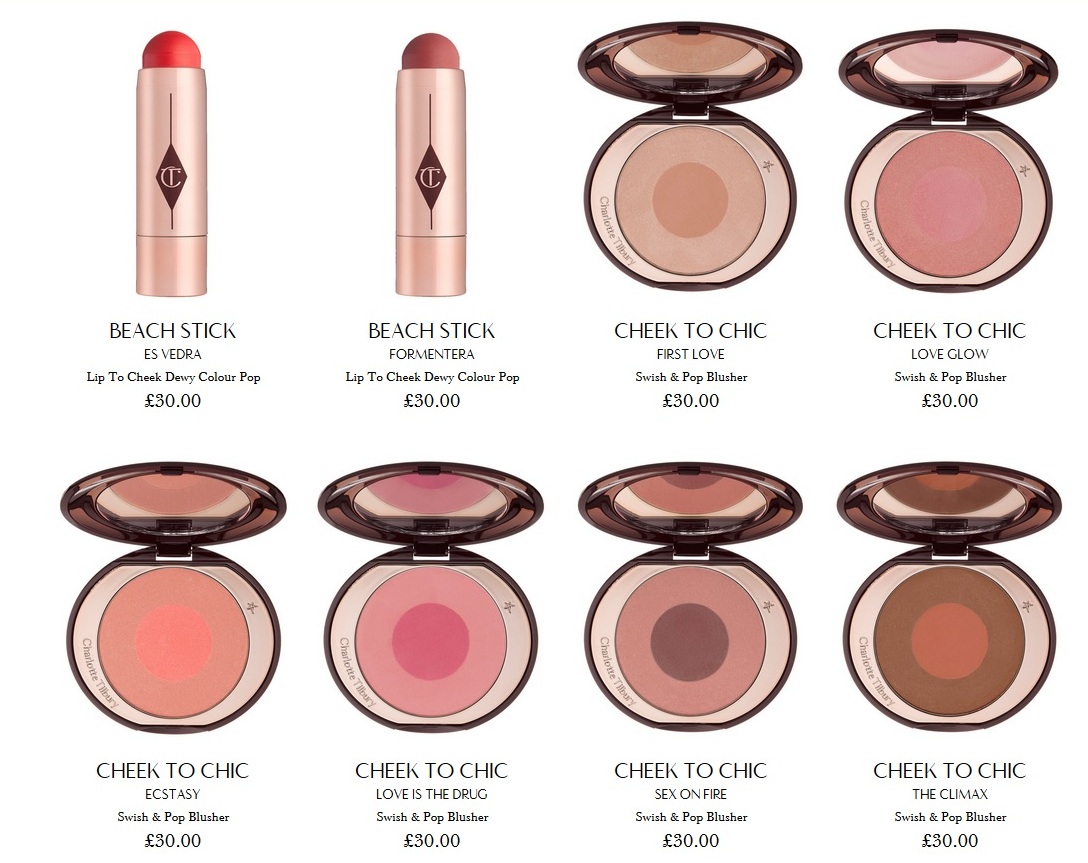 Christytb: Румяна Charlotte Tilbury cheek to chic "Ecstasy"
