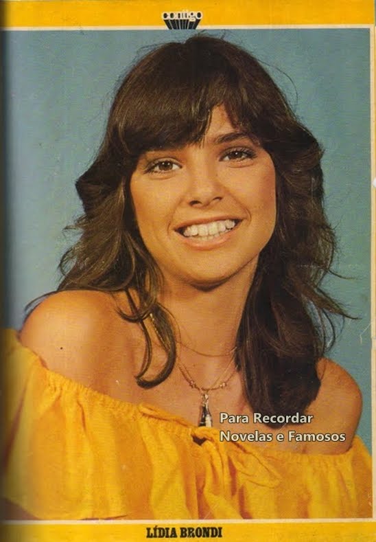 Para Recordar Novelas e Famosos: LÍDIA BRONDI "Poster Contigo"