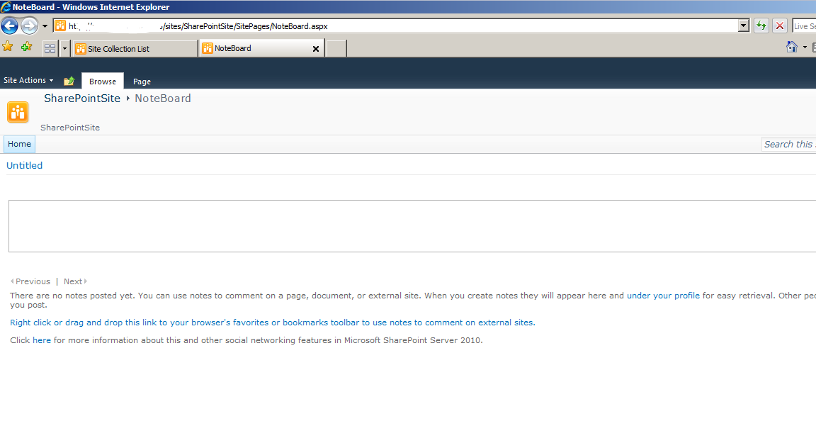 Sharepoint Kings Adding Note Board Web Part Programmatically In Sharepoint 2010