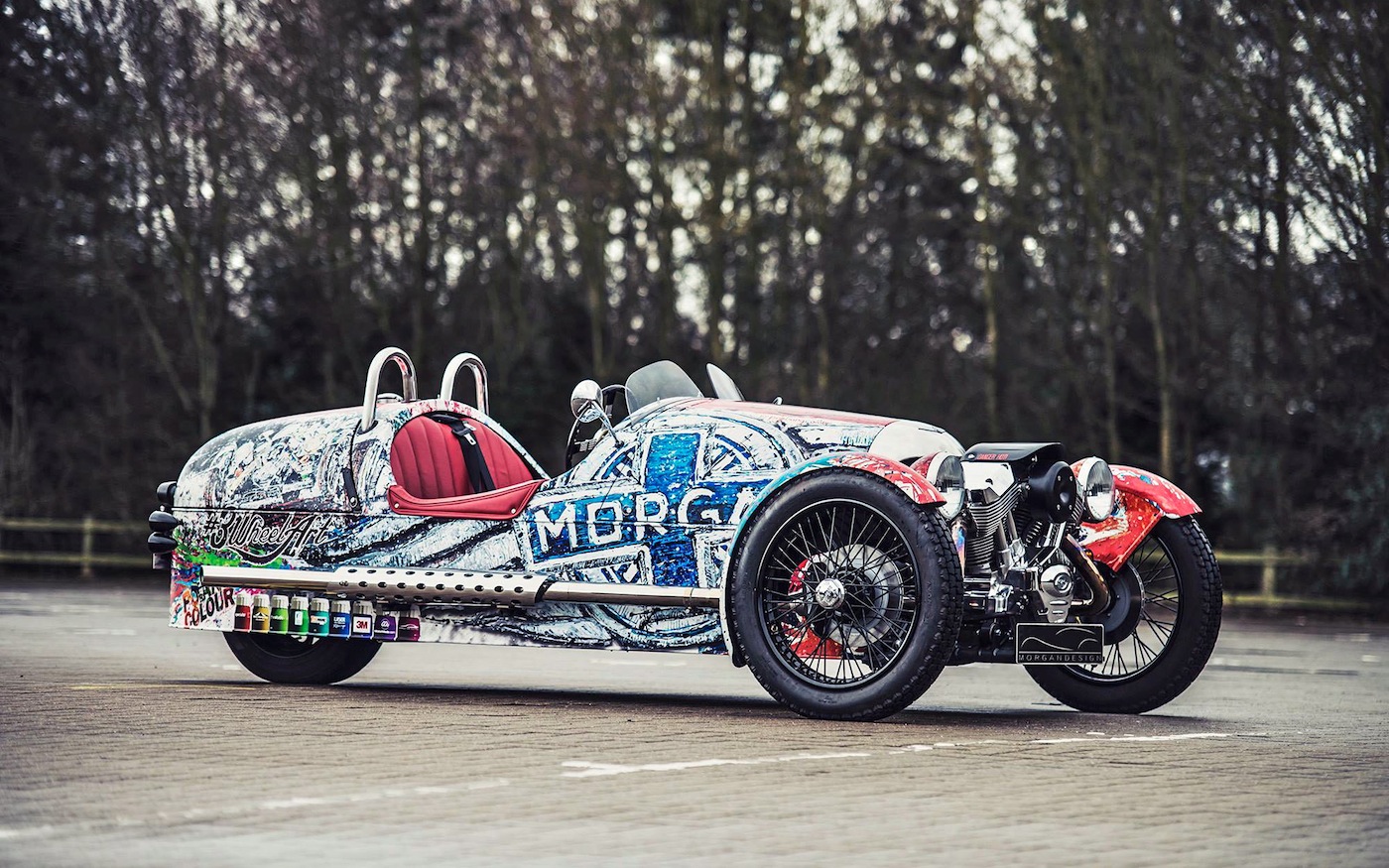 Three wheel art - Inazuma café racer