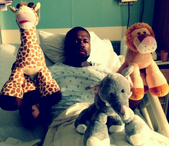 rap is hip hop: 50 Cent Sick in Hospital