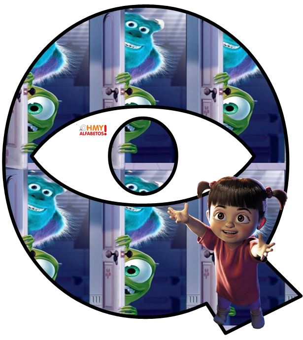 Alfabeto de Monstruos S.A. con Boo. - Oh my Alfabetos!