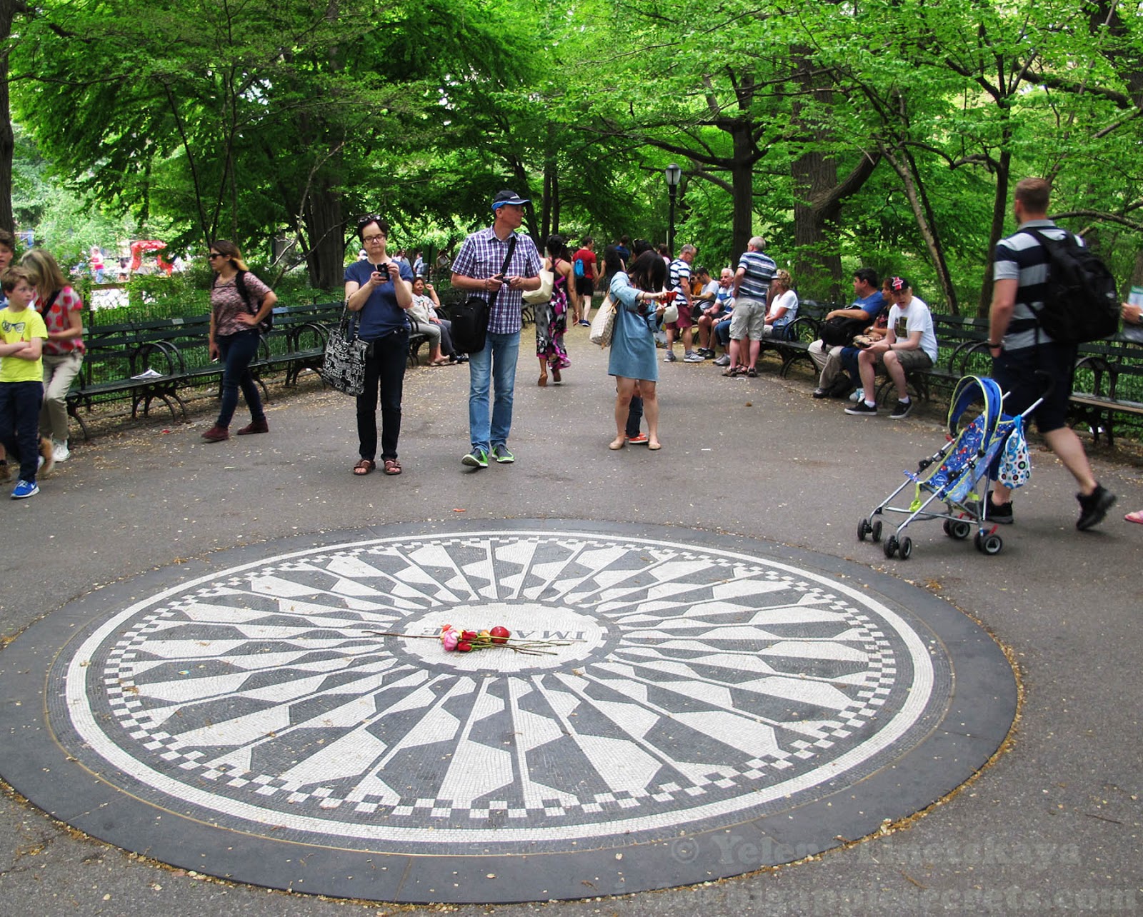 Big Apple Secrets: Non-Violence sculpture