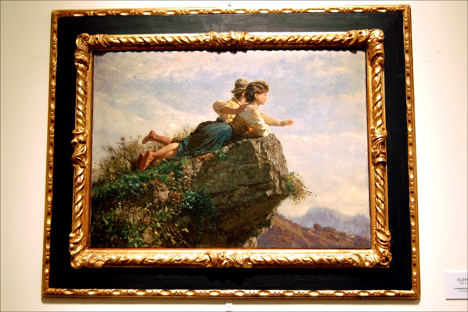 Vasto Gallery: Filippo Palizzi, “Contemplazione”, 1872.