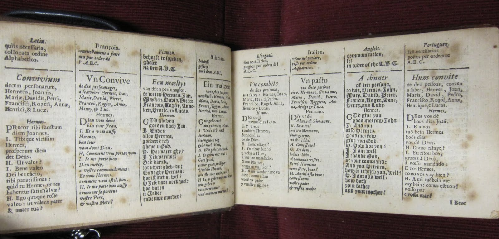 MCRS Rare Books Blog: "A Little Dictionary of Eight Languages"