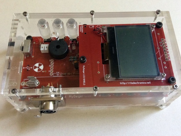 DIY Electronics: Acrylic Laser Cut Enclosure for MyGeiger