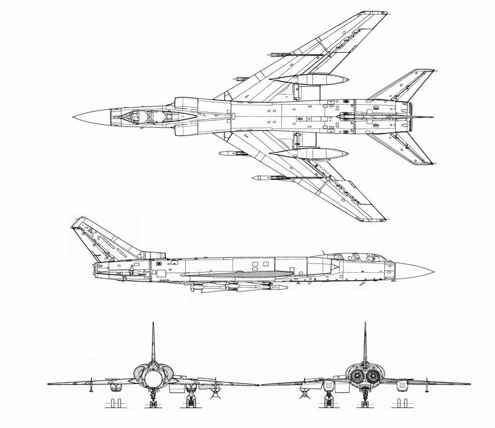 FDRA - Fuerza Aérea: Caza de largo alcance: Túpolev Tu-28