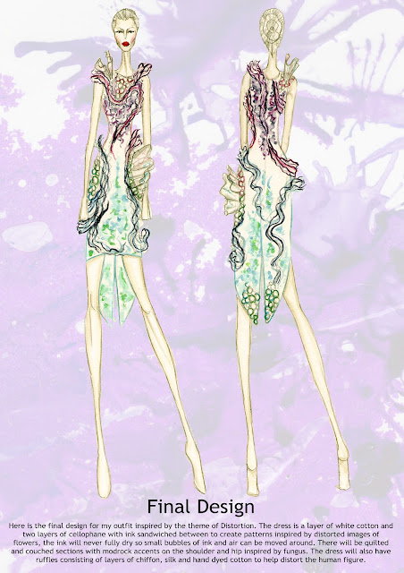 Fashion Illustration: Distortion Dress